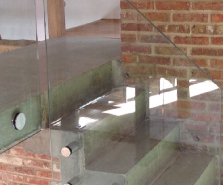 Polished concrete stairs| Smooth Concrete Stairs